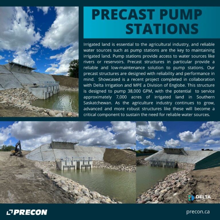 Irrigation Infrastructure: Precast Pump Stations | Precon